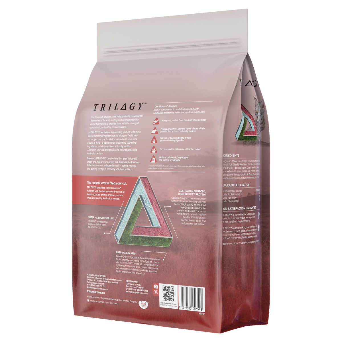 Trilogy GF Dry Adult Cat - Kangaroo 1.8kg