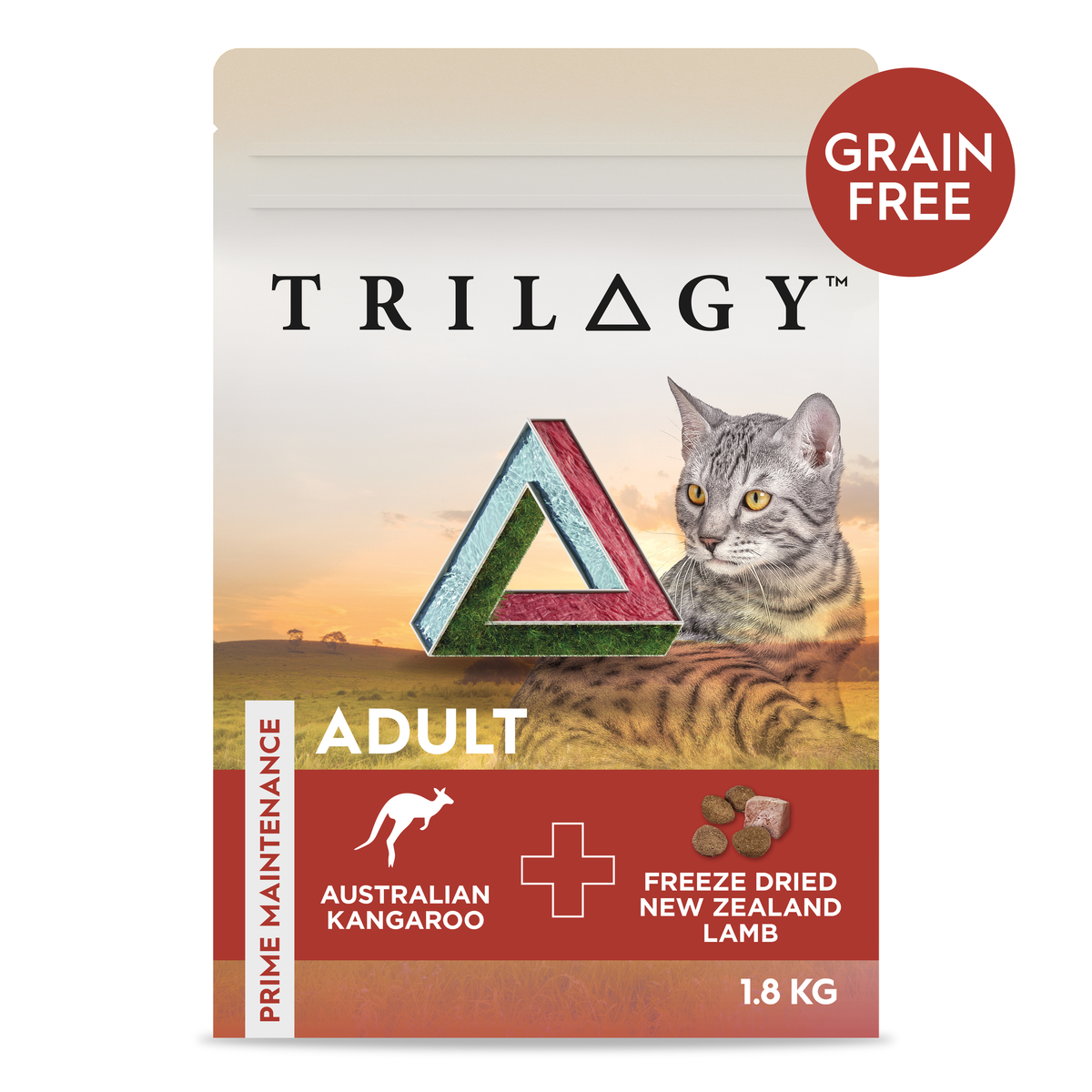 Trilogy GF Dry Adult Cat - Kangaroo 1.8kg